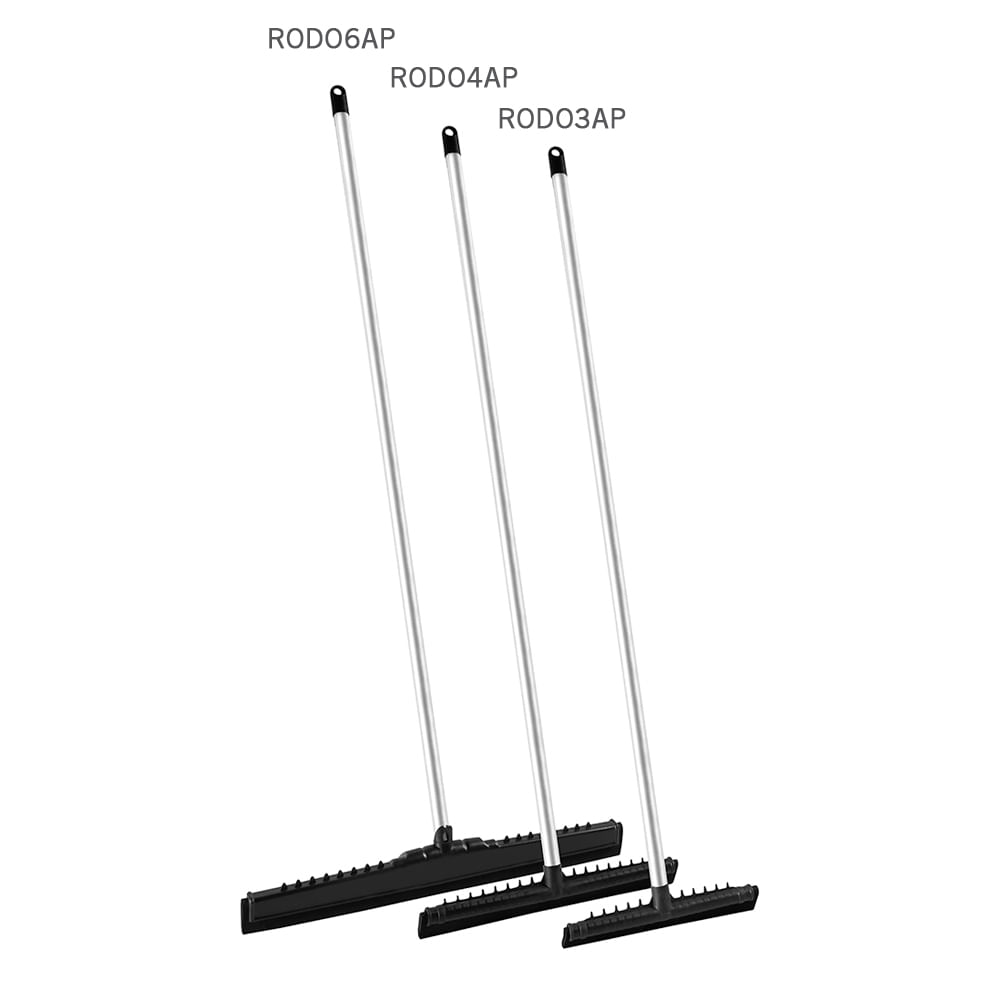 Rodo Plástico com Cabo em Alumínio 31x4,5x124,5cm | Astra - astrasa