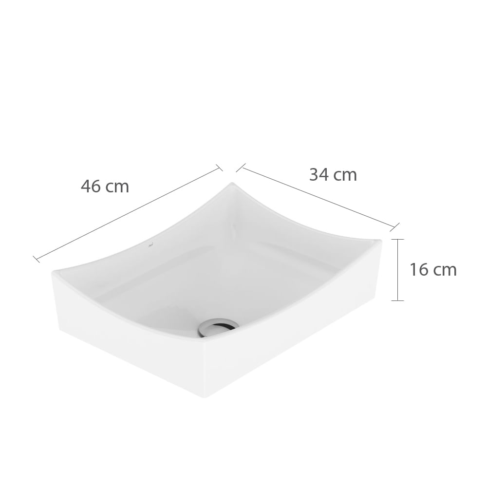 Cuba de Sobrepor Veneza Branca Japi | Astra - astrasa