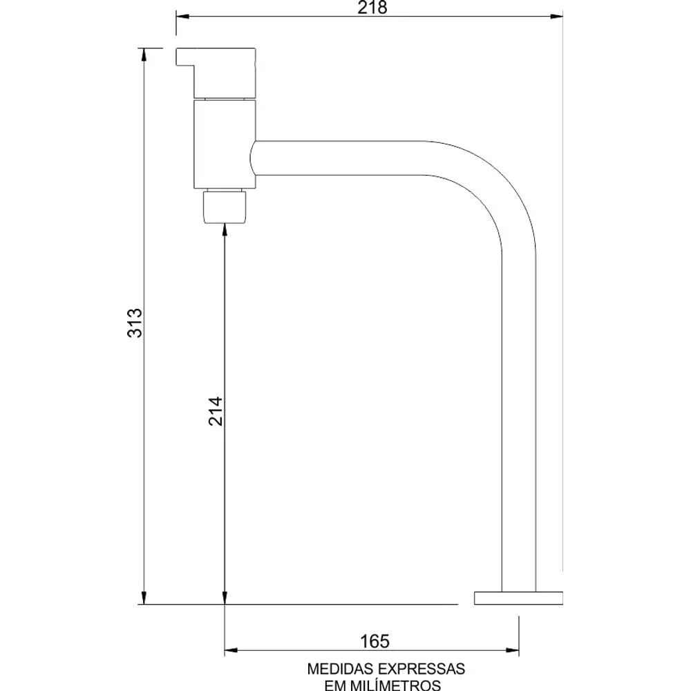 Torneira Média de Mesa para Lavatório Áquila Japi | Astra - astrasa