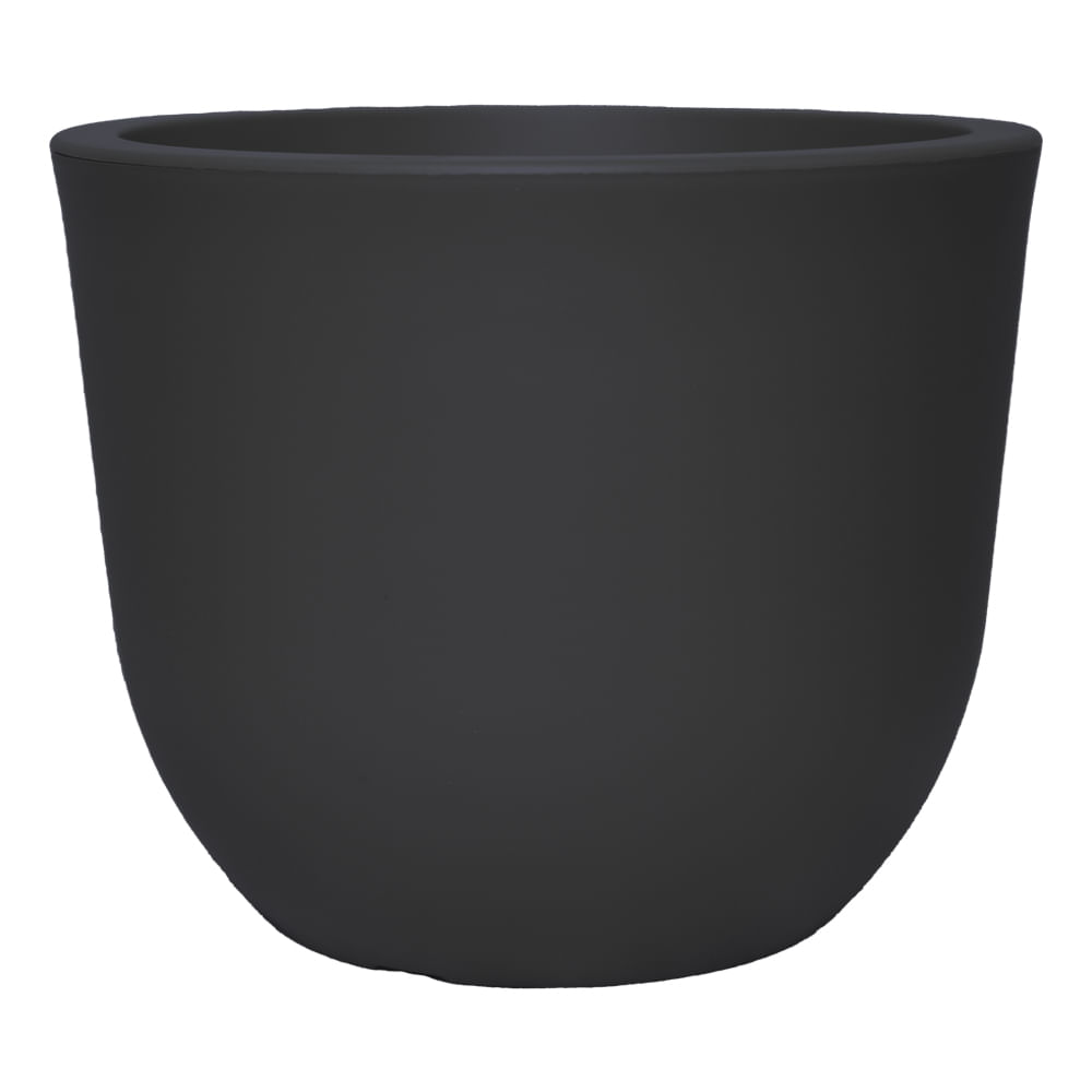 Vaso Concept Redondo N1 Ø24 cm Chumbo Japi | Astra - astrasa